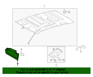 74320-0C441-B1 - Sun-Visor - 2014-2021 Toyota Tundra | OEM Genuine ...
