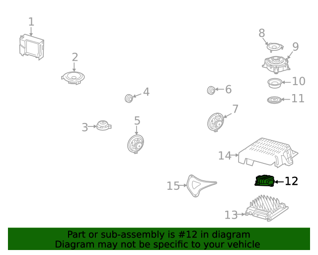 177-905-04-03 - Radio Amplifier 2019-2022 Mercedes-Benz ...