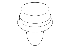 Genuine OEM Ford Part - Upper Molding Retainer Clip W714231-S300 ...