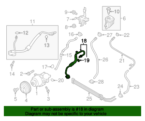 2011-2018 Porsche Cayenne Return Line 958-347-449-00 | OEM Parts Online