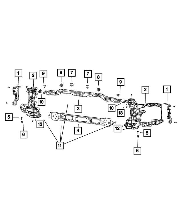 2014-2019 Ram Rivet Nut 68222857AA | Mopar eStore