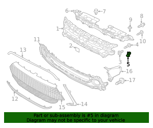 2016-2020 Toyota Upper Grille Grommet 90118-WB386 | Toyota Parts Center