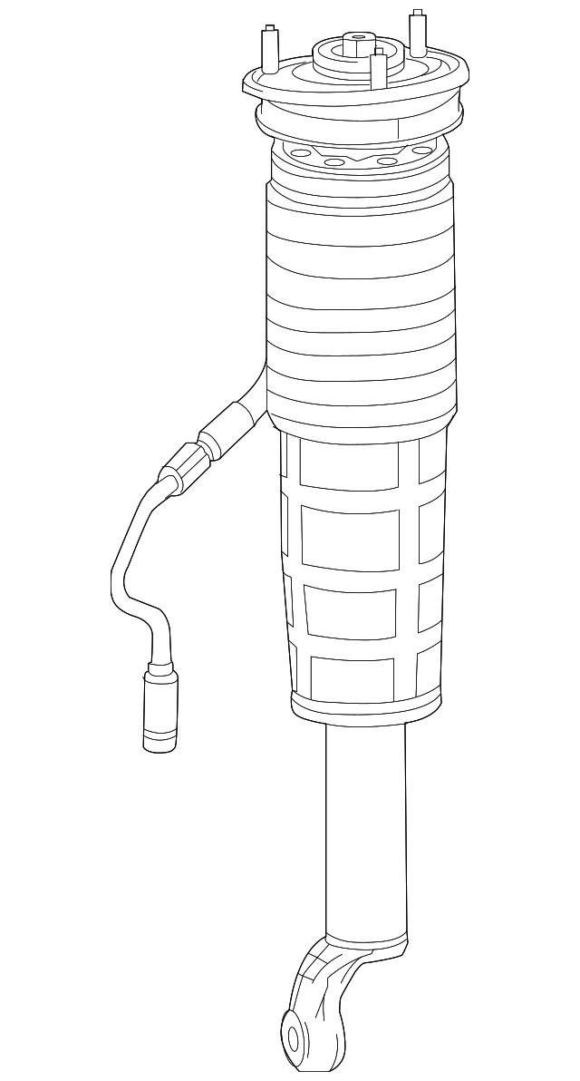 2015-2020 Mercedes-Benz Strut Assembly 222-320-60-13 | MB OEM Parts