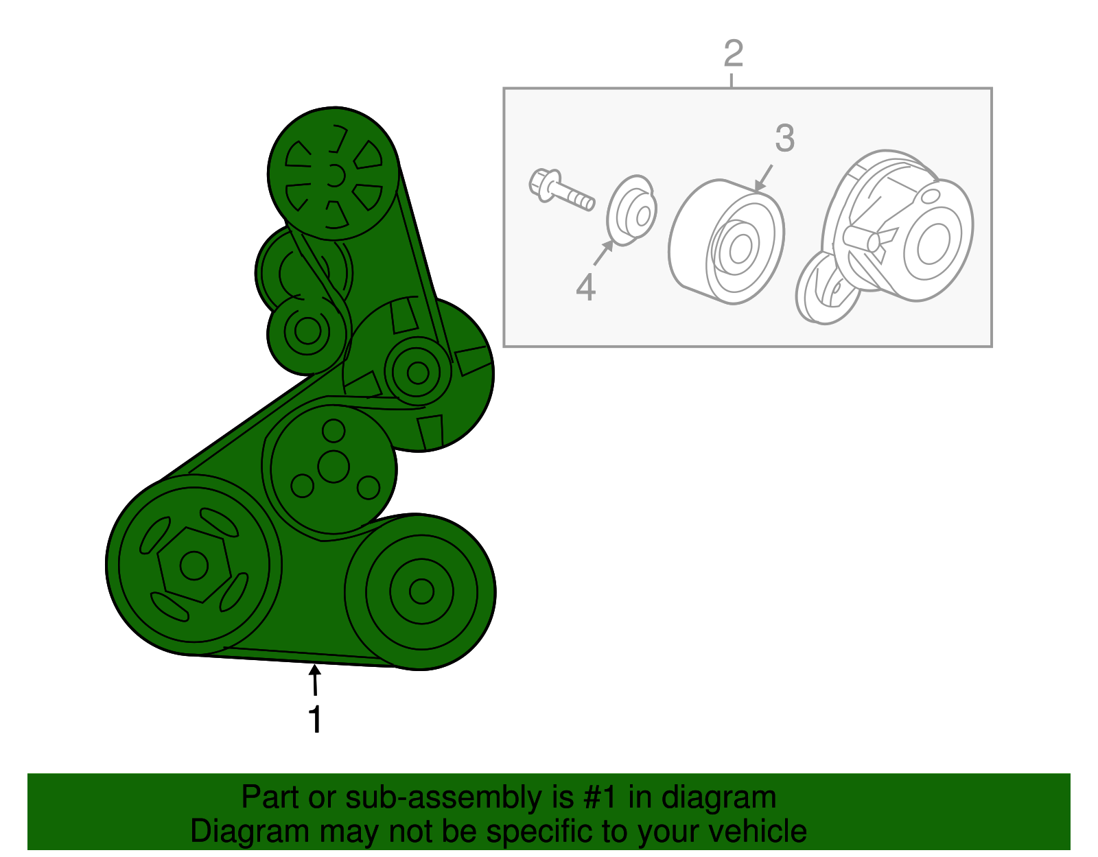 56992-R40-A01 - 2008-2012 Honda Accord - Belt Power Steering Pump ...