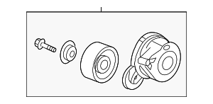 31170-R40-A02 - Tensioner Assembly Auto - 2008-2015 Honda | Honda ...