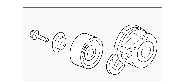 31170-R40-A02 - Tensioner Assembly Auto - 2008-2015 Honda | Genuine ...