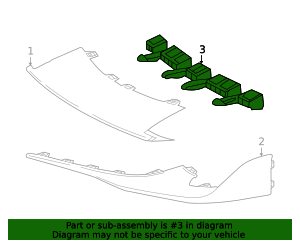 2020-2024 Toyota GR Supra Finish Molding Support 52148-WAA03 | OEM ...