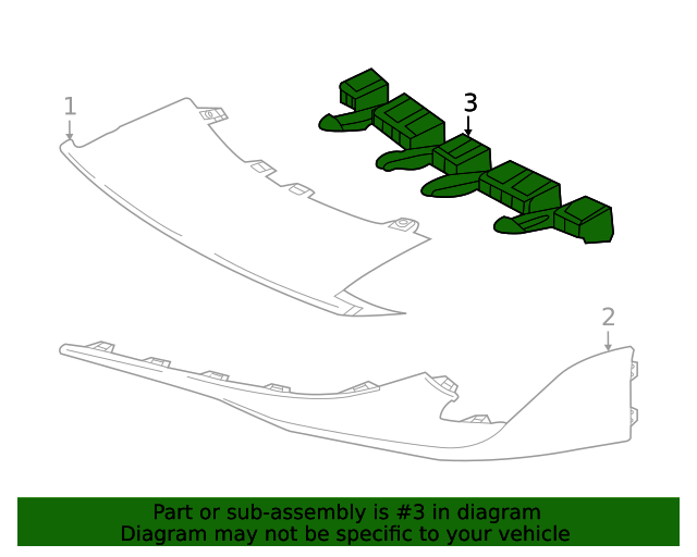 2020-2024 Toyota GR Supra Finish Molding Support 52148-WAA03 | OEM ...