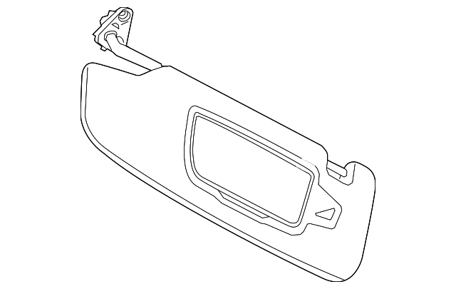 2020 Porsche 718 Cayman Sun-Visor 981-731-031-63-OA2 | OEM Parts Online