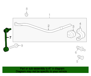 84978592 - Rear Stabilizer Shaft Link 2013-2023 GM | AutoNationParts.com