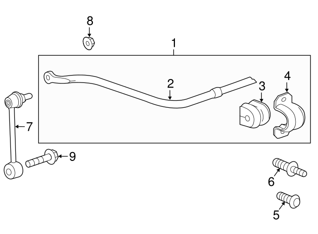 84978592 - Rear Stabilizer Shaft Link 2013-2023 GM | AutoNationParts.com