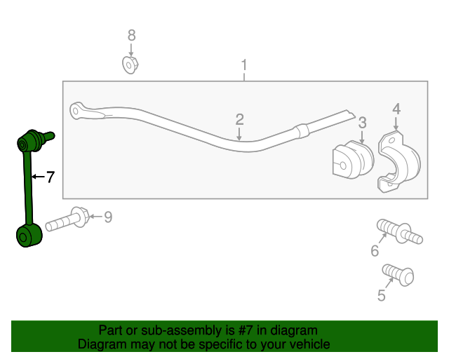 84978592 - Rear Stabilizer Shaft Link 2013-2023 GM | Chevrolet Parts Direct