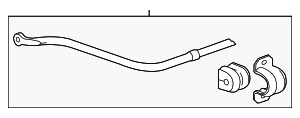 23161082 - Rear Stabilizer Shaft 2016-2024 Chevrolet Camaro | Gateway ...
