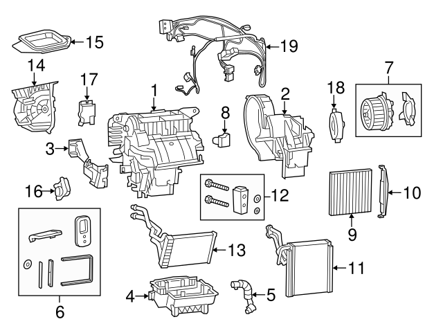 2019-2020 Jeep Cherokee Cabin Air Filter 68410725AB | TascaParts.com