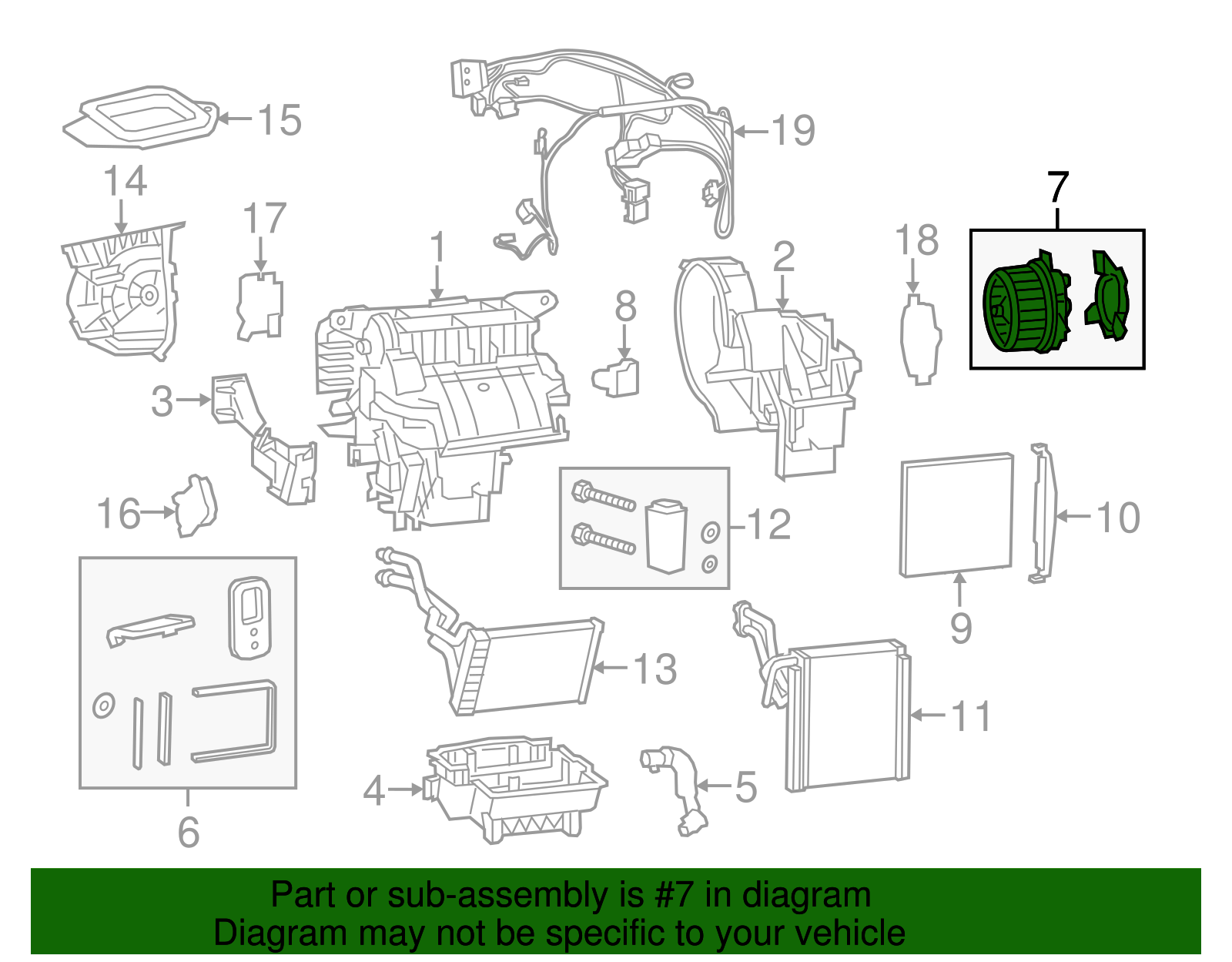 2014-2023 Mopar Blower Motor 68223053AD | Mopar Parts Canada