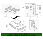 2023 Chevrolet Equinox (Replaces 23326734) Rear Suspension Adjuster ...