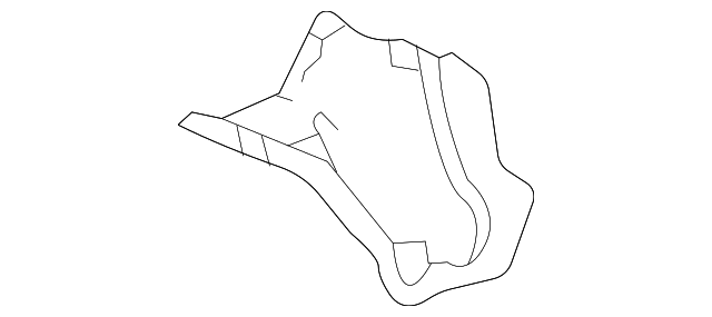 Driver Side Underbody Rear Cross Sill Extension 84866193 ...