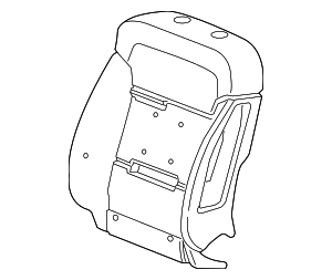 2016-2020 GM Driver Seat Back Pad 84381556 GM | GMPartsDirect.com