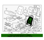 2013-2020 GM Front Seat Back Frame 13518923 GM | GMPartsDirect.com