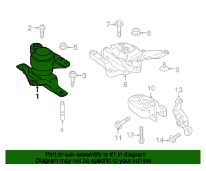 Genuine OEM Ford Part - Mount FV6Z-6038-D | Genuine OEM Ford Parts ...