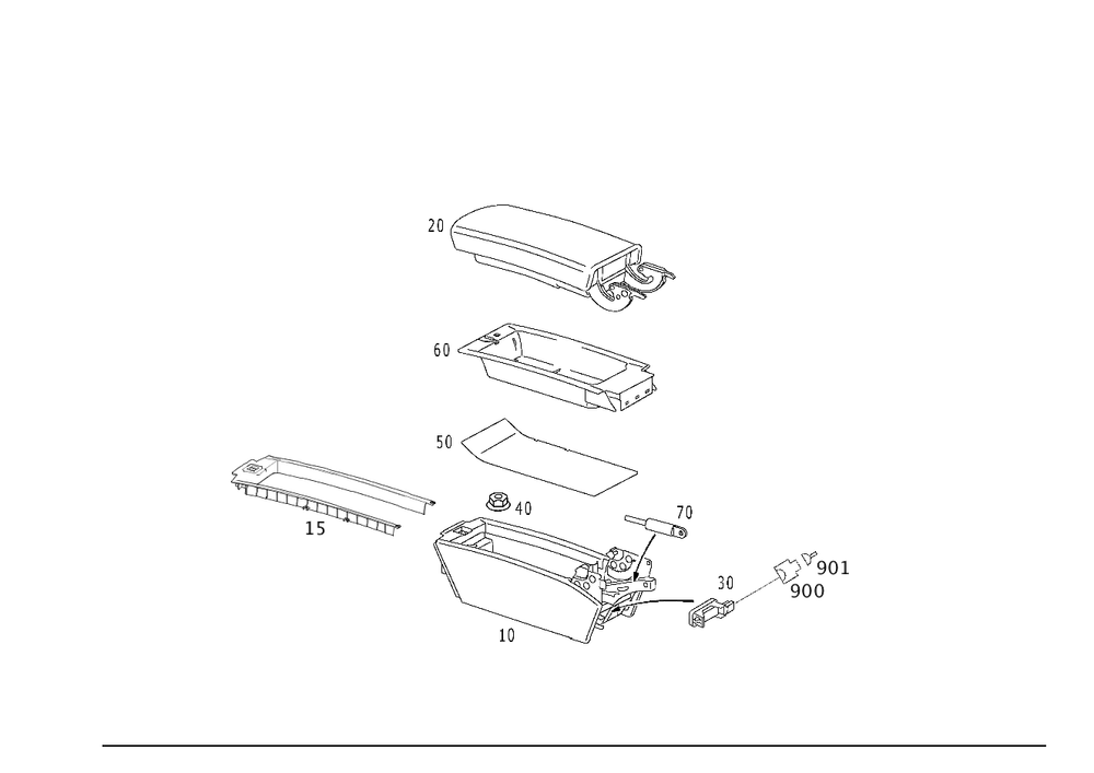 1994-2016 Mercedes-Benz Interior Lamp 208-820-65-01 | Mercedes-Benz Parts