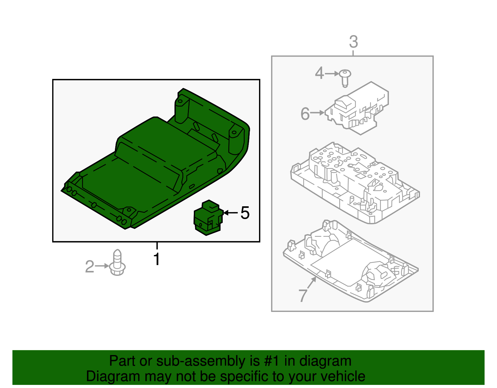 2018-2024 Volkswagen Console 5NN-867-591-RM5 | VW Direct Auto Parts