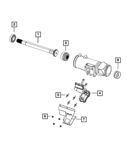 Front Axle Disconnect for 2019 Ram 2500 | Mopar eStore