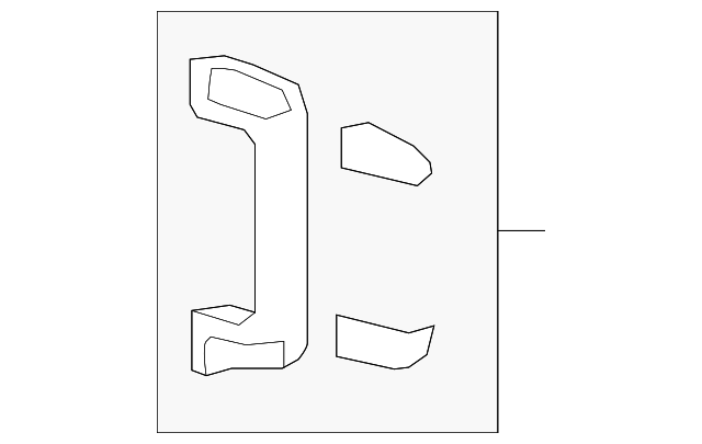 74620-0C020-B0 - Grip Handle - 2007-2020 Toyota | Toyota Parts Delivered