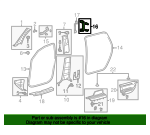 74620-0C020-B0 - Interior Grab Bar (Rear) - 2007-2022 Toyota | OEM ...