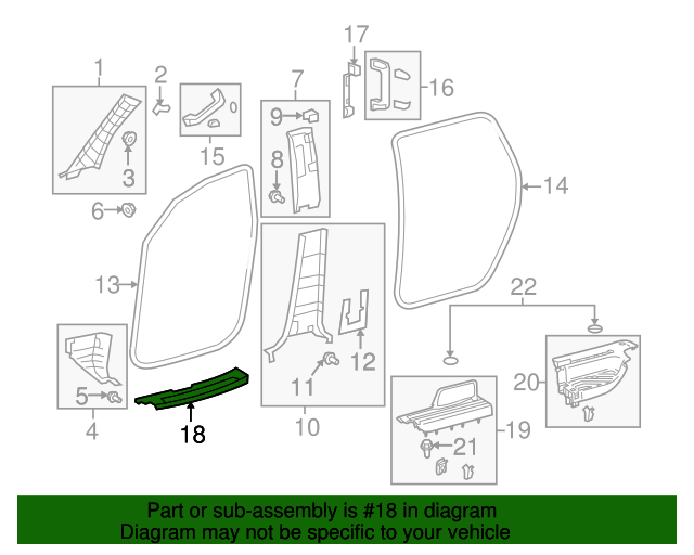 2007-2020 Toyota Front Sill Plate 67914-0C050-E0 | OEM Parts Online