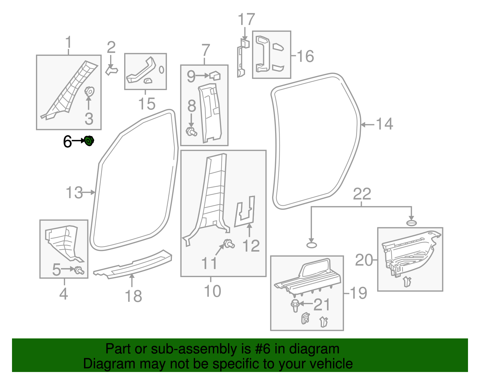Genuine Toyota Cowl Trim Retainer part# 90467-A0024 for 1996-2025 ...