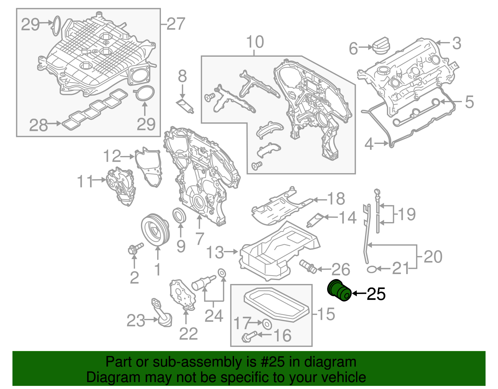 1995-2025 Nissan Oil Filter 1520865F0E | Nissan Canada