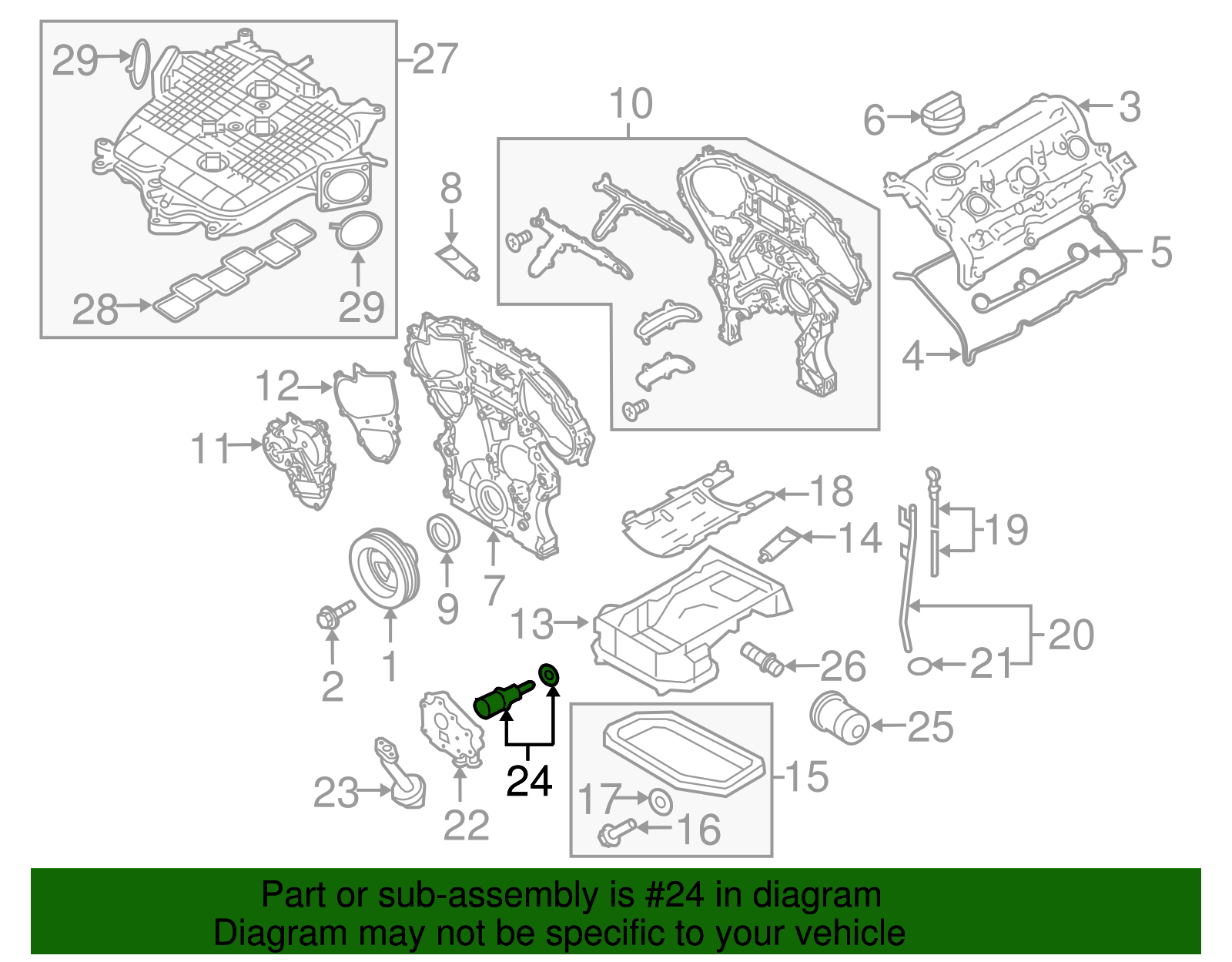 22630-ED000 - 1995-2025 Nissan - Coolant Temp Sensor | Anicra Nissan Parts