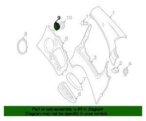 Genuine BMW 65-13-8-383-973 | Grille | FREE Shipping on Most Orders ...