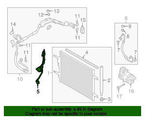 97761-G5200 - Liquid Line 2019-2021 Hyundai Ioniq | AutoNationParts.com