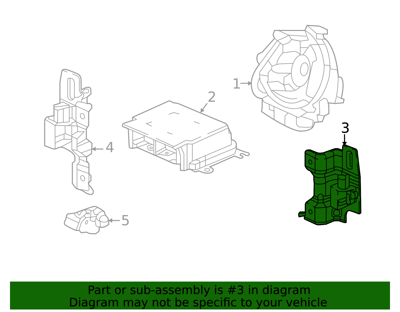 77930-TBA-B11 - Sensor Assembly Front Crash - 2016-2020 Honda Civic ...