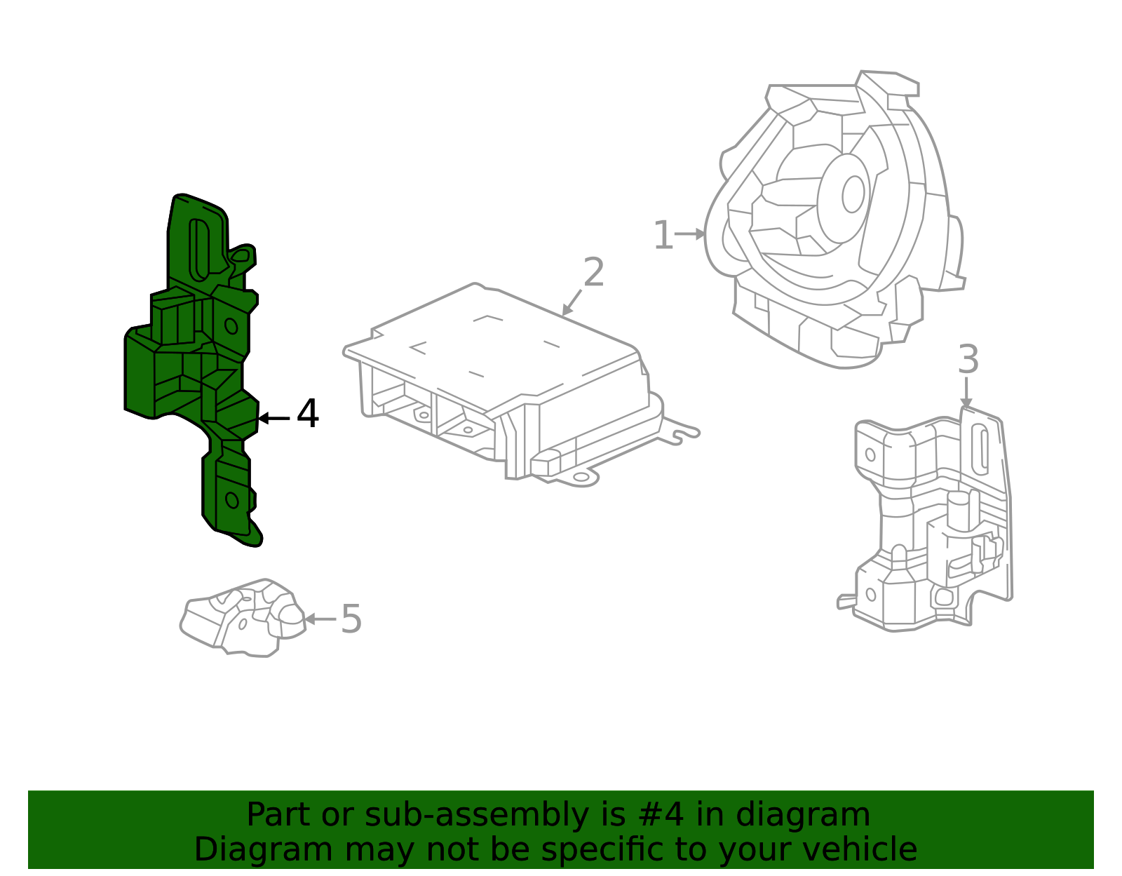 77930-TBA-B21 - Sensor Assembly Front Crash - 2016-2020 Honda Civic ...