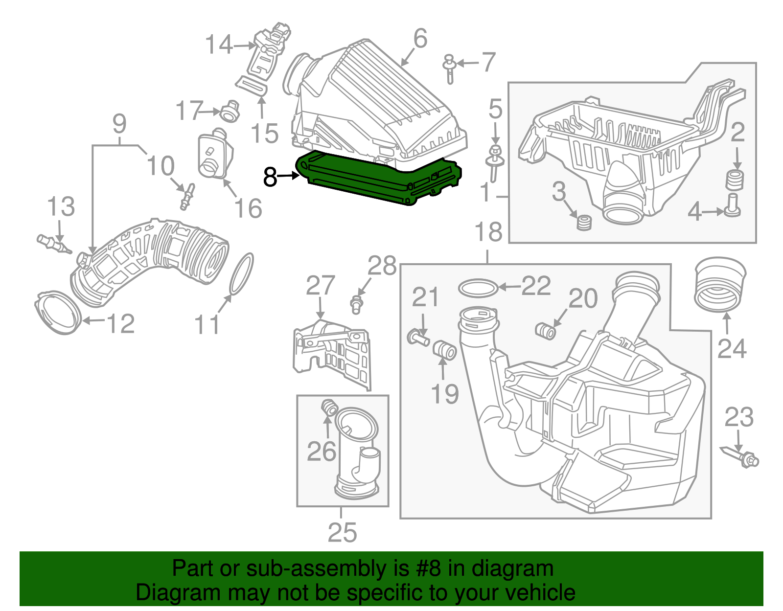 2003-2007 Honda Accord Air Filter 17220-RAA-A01 | Retail Performance ...