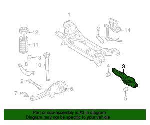 2004-2010 Volvo Lower Control Arm 30639917 | OEM Parts Online