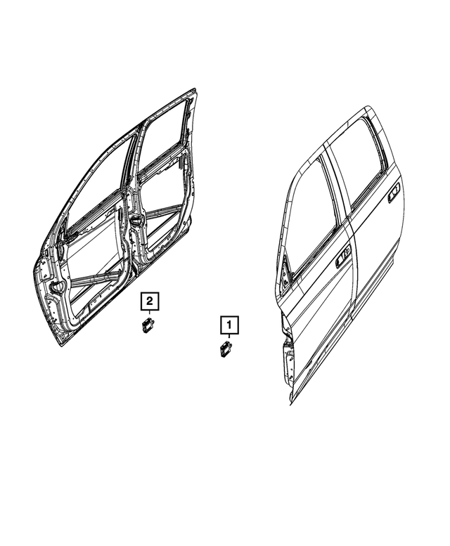 2023-2024 Ram Door Module, Right 68590564AC | Mopar eStore