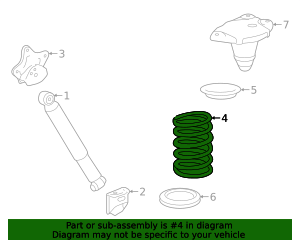 2020-2024 Toyota Highlander Spring 48231-0E420 | AutoNationParts.com