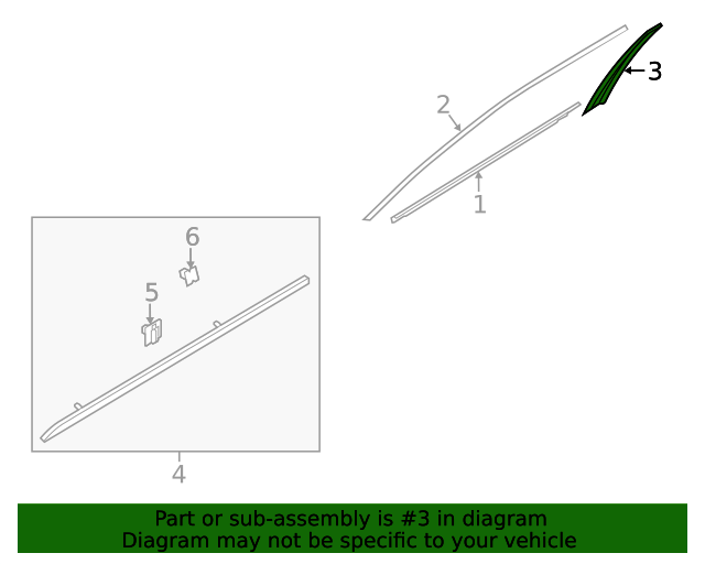 82250-T1000 - Door Applique 2021-2024 Genesis | AutoNation Parts