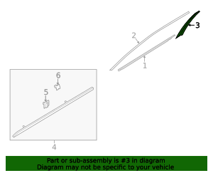 2021-2022 Genesis G80 Garnish Assembly Dr Frame Left-hand 82250-T1000 ...