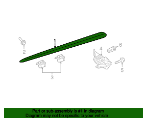 2010-2014 Volkswagen GTI Rocker Molding 5K0-853-855-F-9B9 | OEM Parts ...