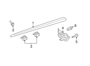 2010-2014 Volkswagen GTI Rocker Molding 5K0-853-855-F-9B9 | OEM Parts ...