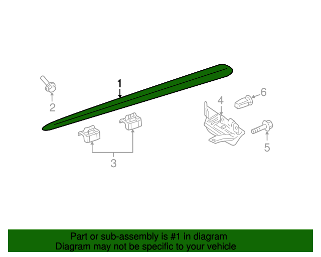 2010-2014 Volkswagen GTI Rocker Molding 5K0-853-855-F-9B9 | OEM Parts ...