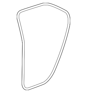 2010-2017 Chevrolet Equinox Rear Side Door Weatherstrip 84258755 | GM ...