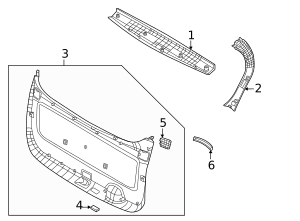 2022-2024 Kia Carnival Lower Trim Panel 81710-R0000OFB | TascaParts.com