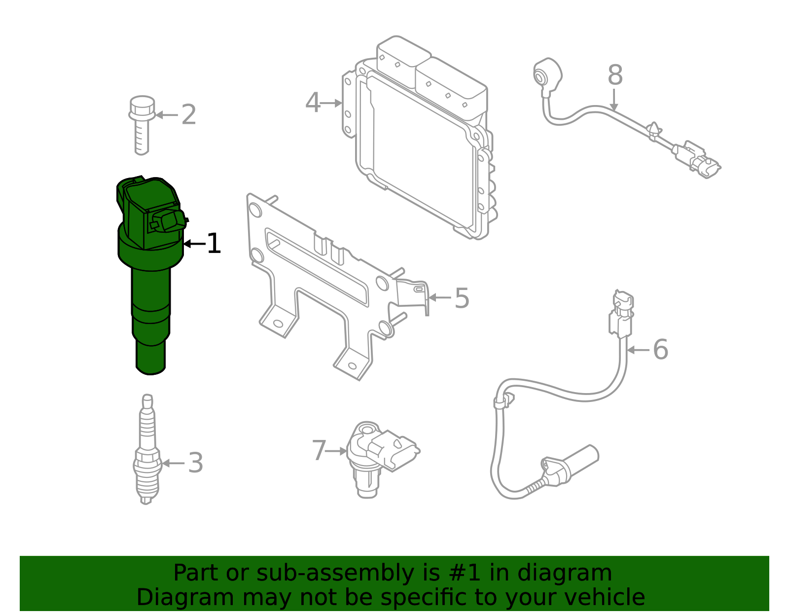 27300-2E500 - Ignition Coil 2023-2025 Kia | Kia.Parts Store