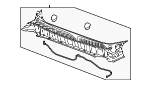 2017 Cadillac XT5 Air Inlet Grille Panel 84228672 | GMPartsDirect.com